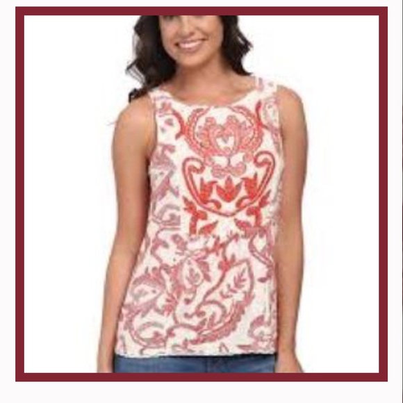 Lucky Brand | Tops | Lucky Brand Embroidered Tank Top Size 3x | Poshmark